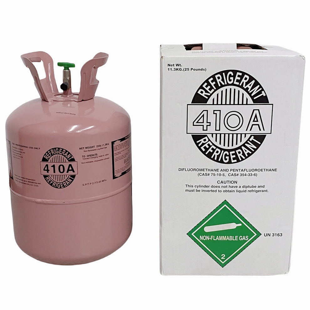 25LB R410A R-410A Freon Refrigerant Gas – RefrigerationGo