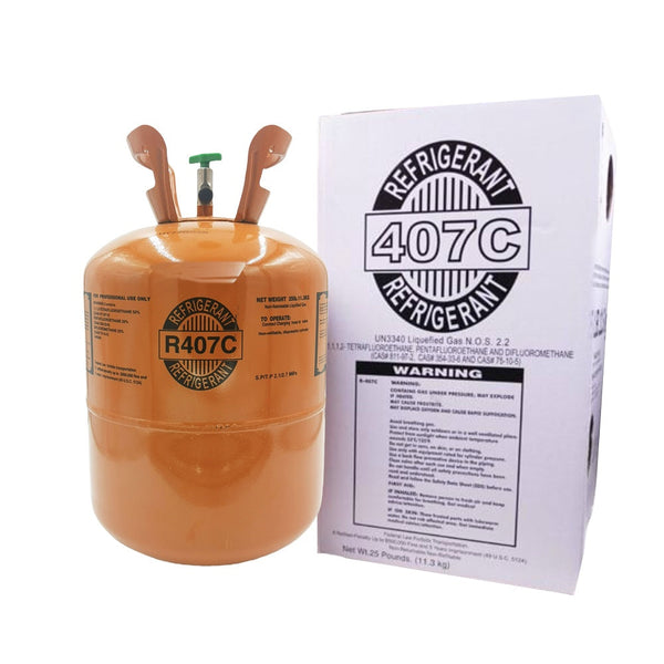 20.9LB R407C R-407C Freon Refrigerant Gas – RefrigerationGo