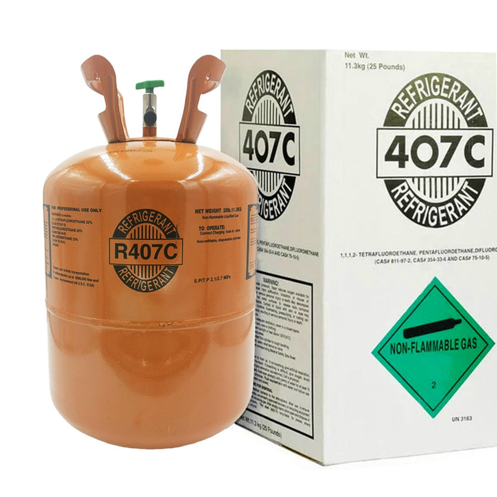 20.9LB R407C R-407C Freon Refrigerant Gas – RefrigerationGo